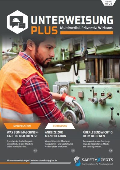 Maschinenmanipulation - 07-24 - SafetyXperts