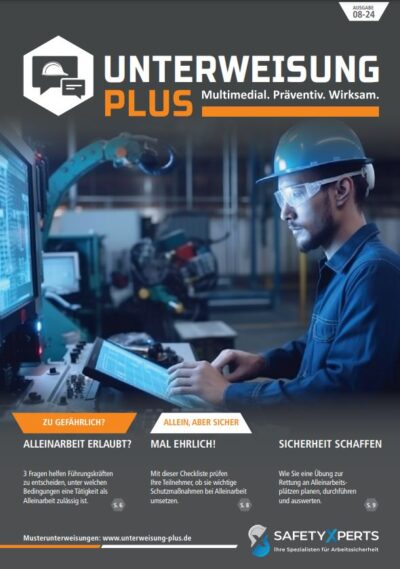 Alleinarbeit - 08-24 - SafetyXperts