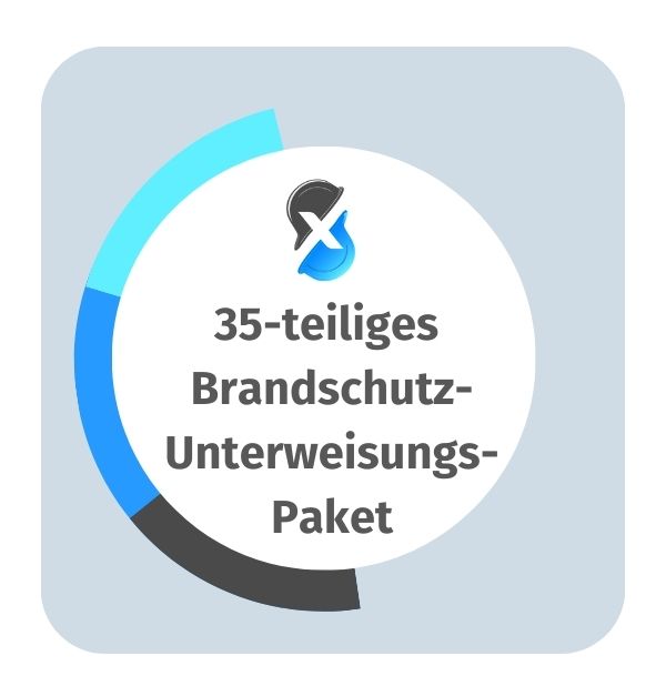 Das 35-teiligen Brandschutz­unterweisungs­-Paket - SafetyXperts