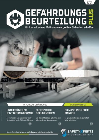 Schneidarbeiten - 12/24 - SafetyXperts