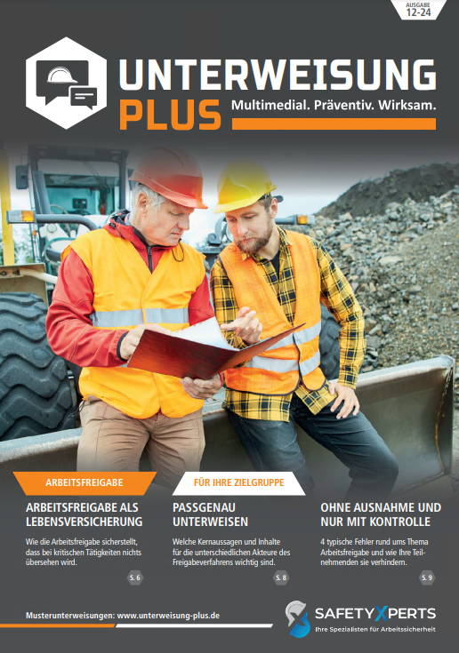 Arbeiten mit schriftlicher Arbeitsgenehmigung - 12-24 - SafetyXperts